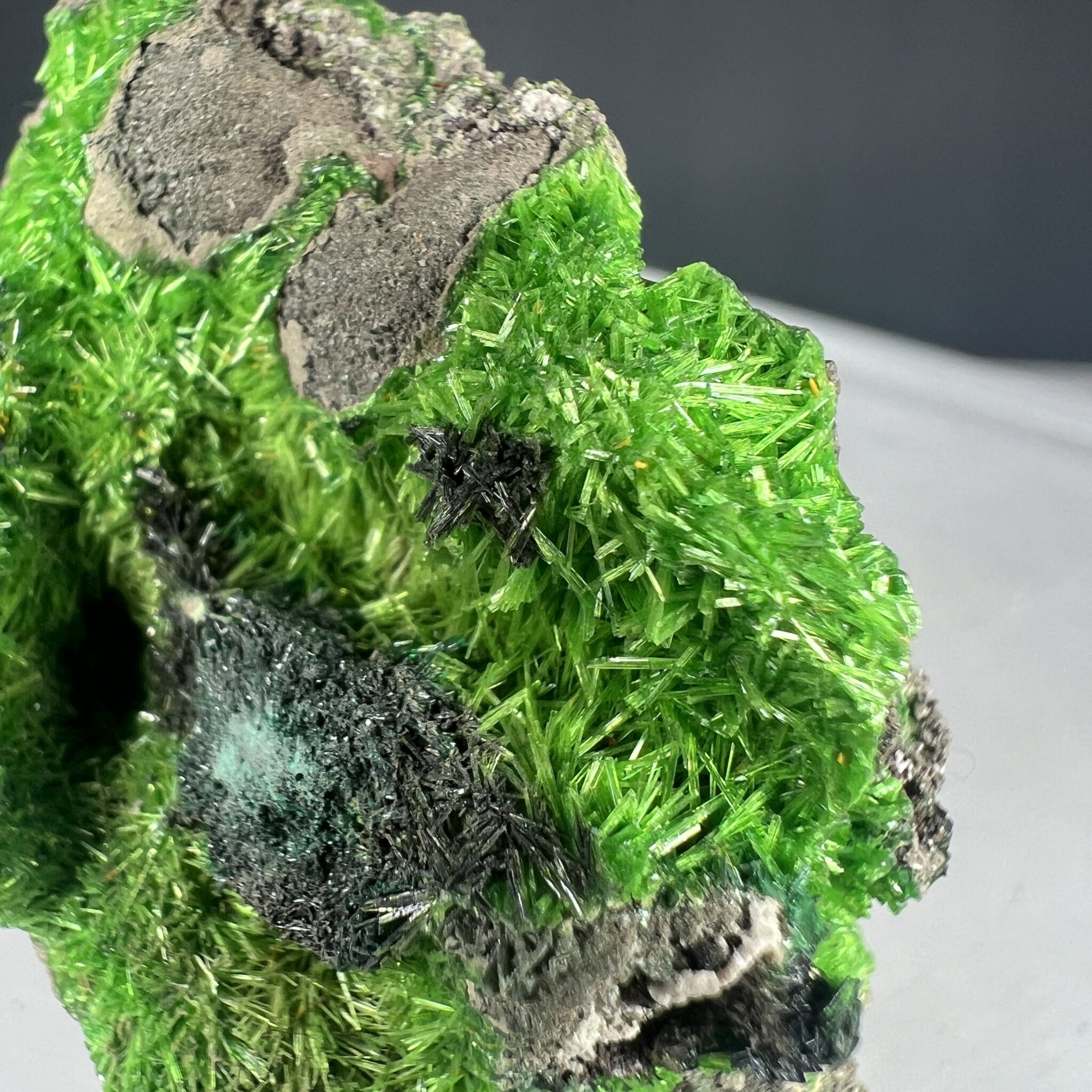 Cuprosklodowskite: Musonoi Mine, Kolwezi, Mutshatsha, Lualaba, DR Congo ...