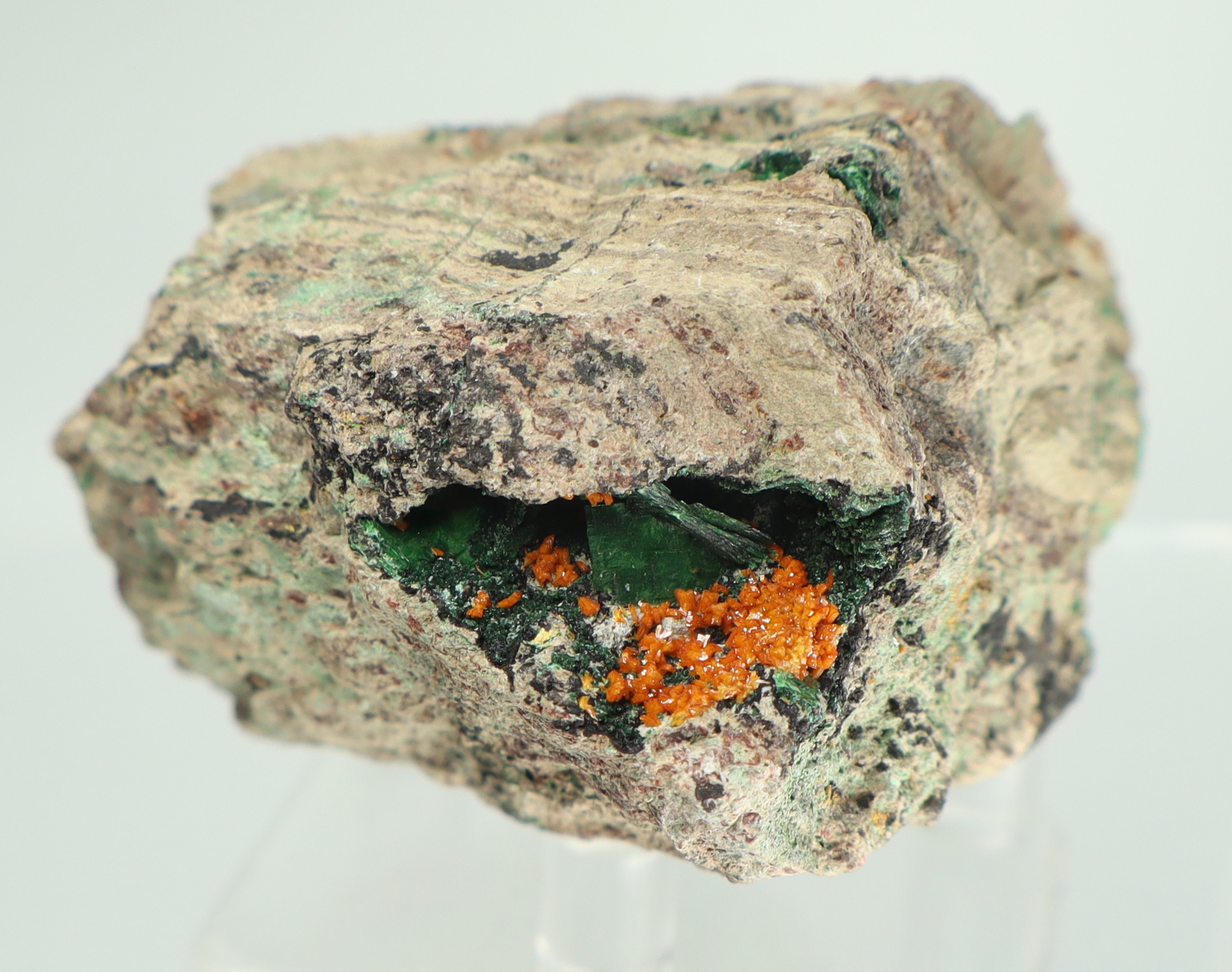 Kasolite, Metatorbernite, Malachite, Heterogenite: Musonoi Mine ...