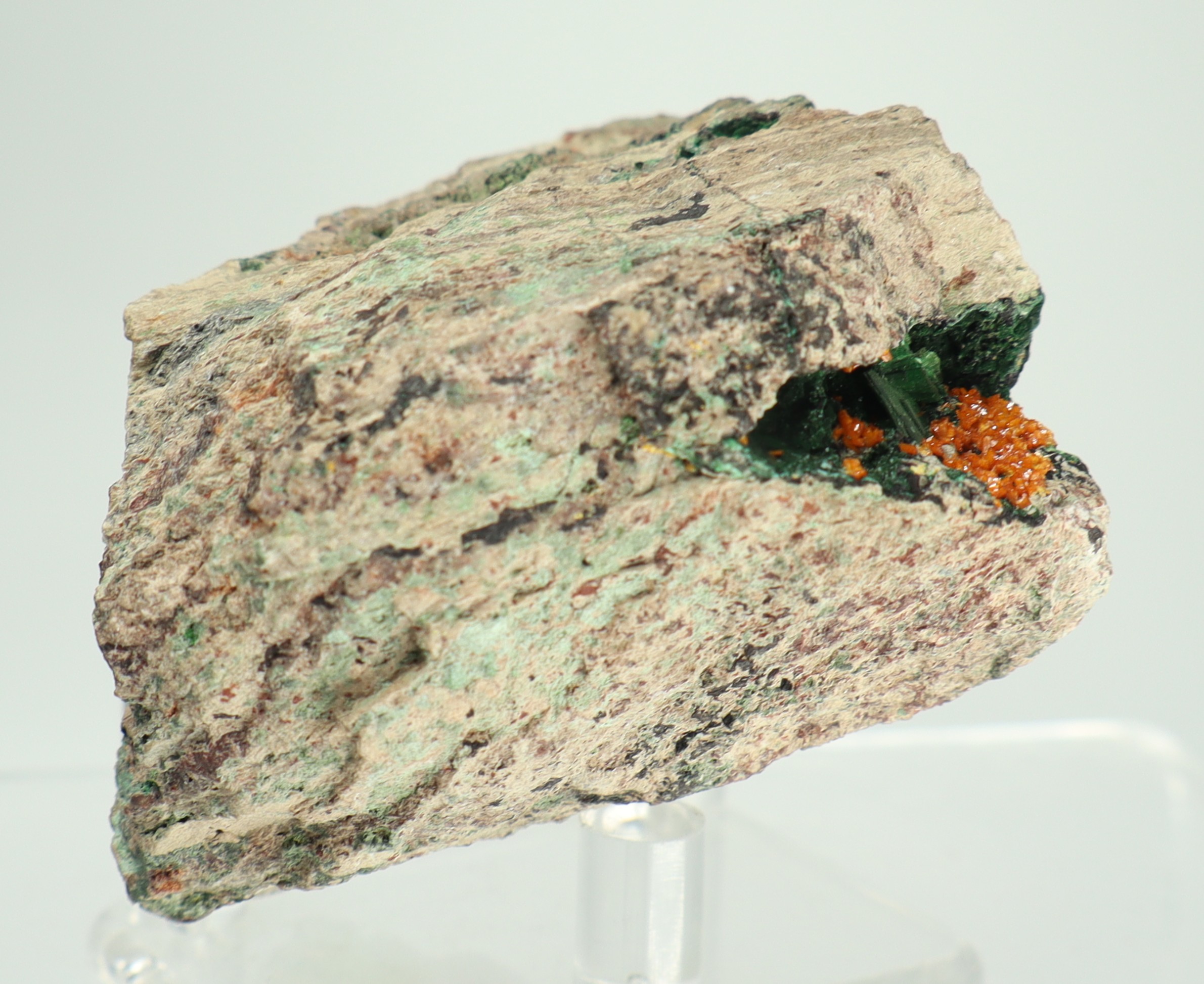 Kasolite, Metatorbernite, Malachite, Heterogenite: Musonoi Mine ...