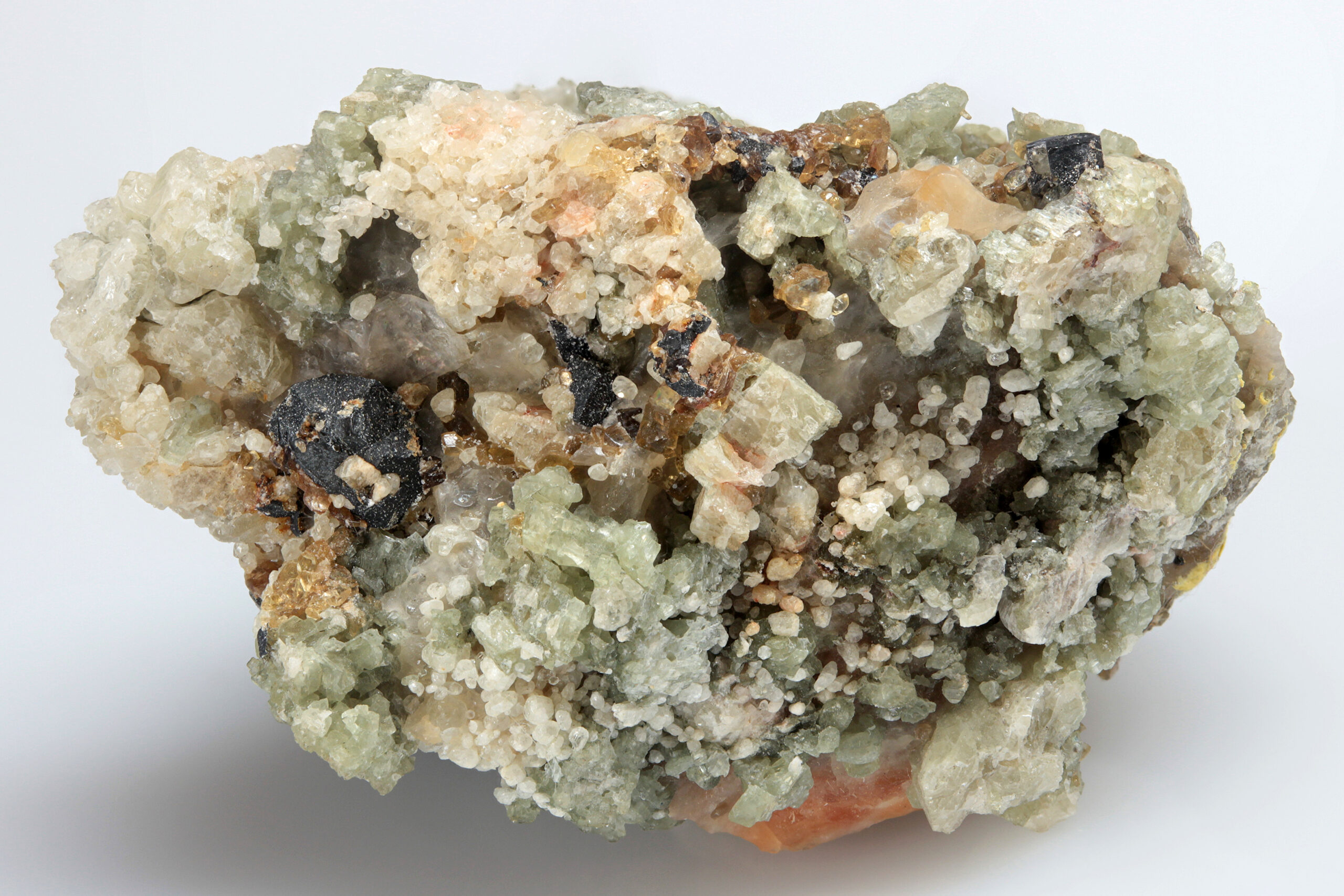 Thorianite, Calcite, Scapolite, Fluorapatite: Yates Mine, Otter Lake ...