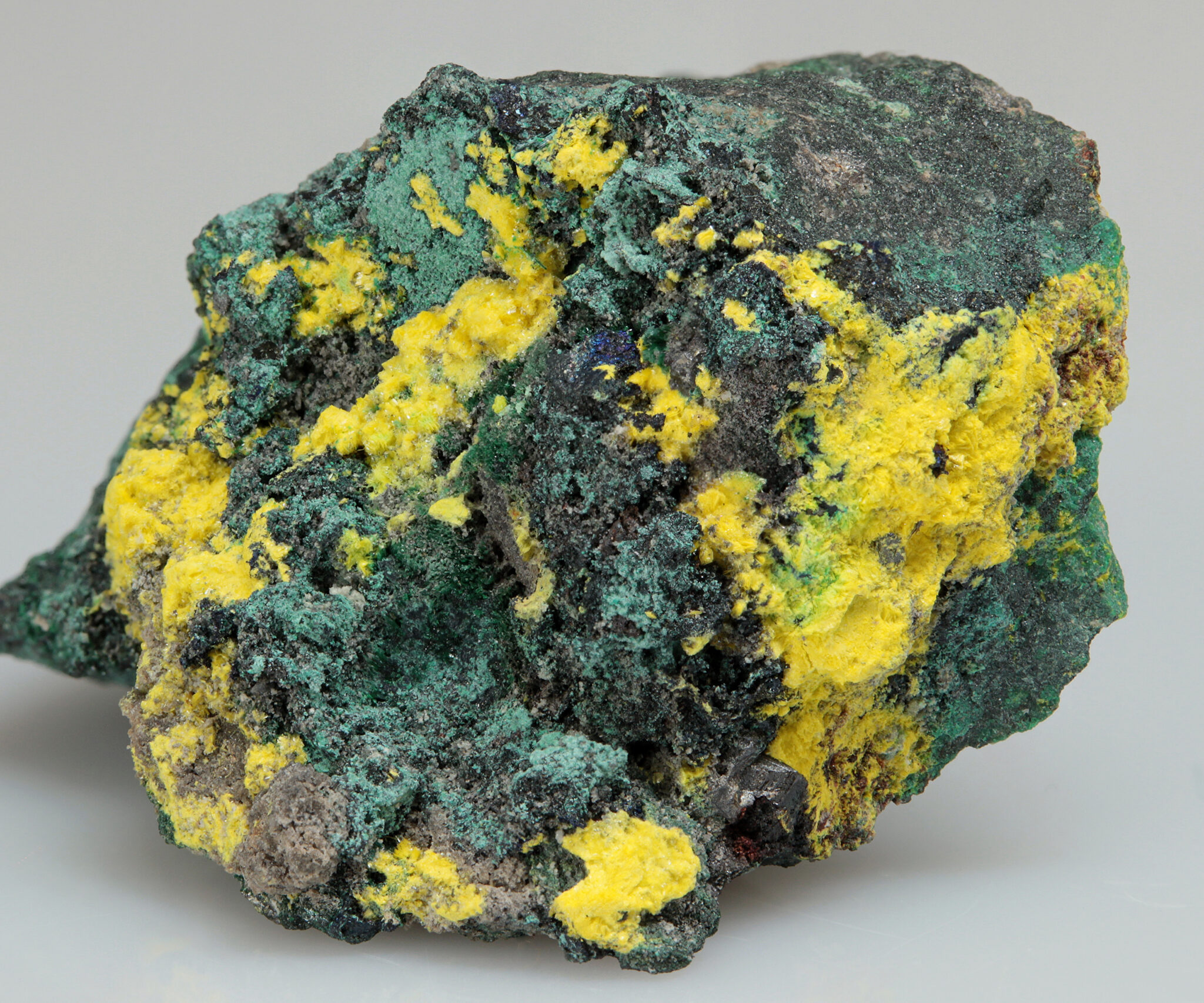 Guilleminite, Malachite: Musonoi Mine, Kolwezi, Mutshatsha, Lualaba, DR ...