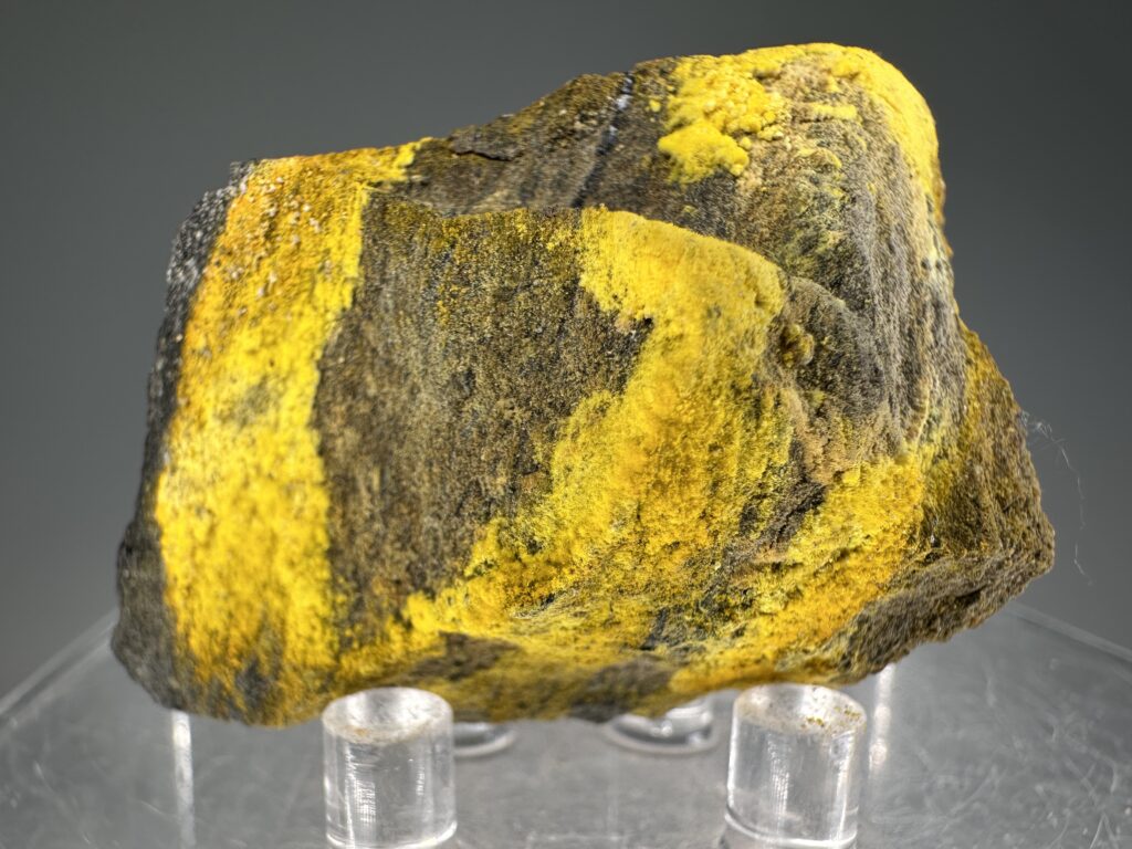 Tyuyamunite, Uranophane: Atlas #9 mine, Tidwell Draw, San Rafael ...