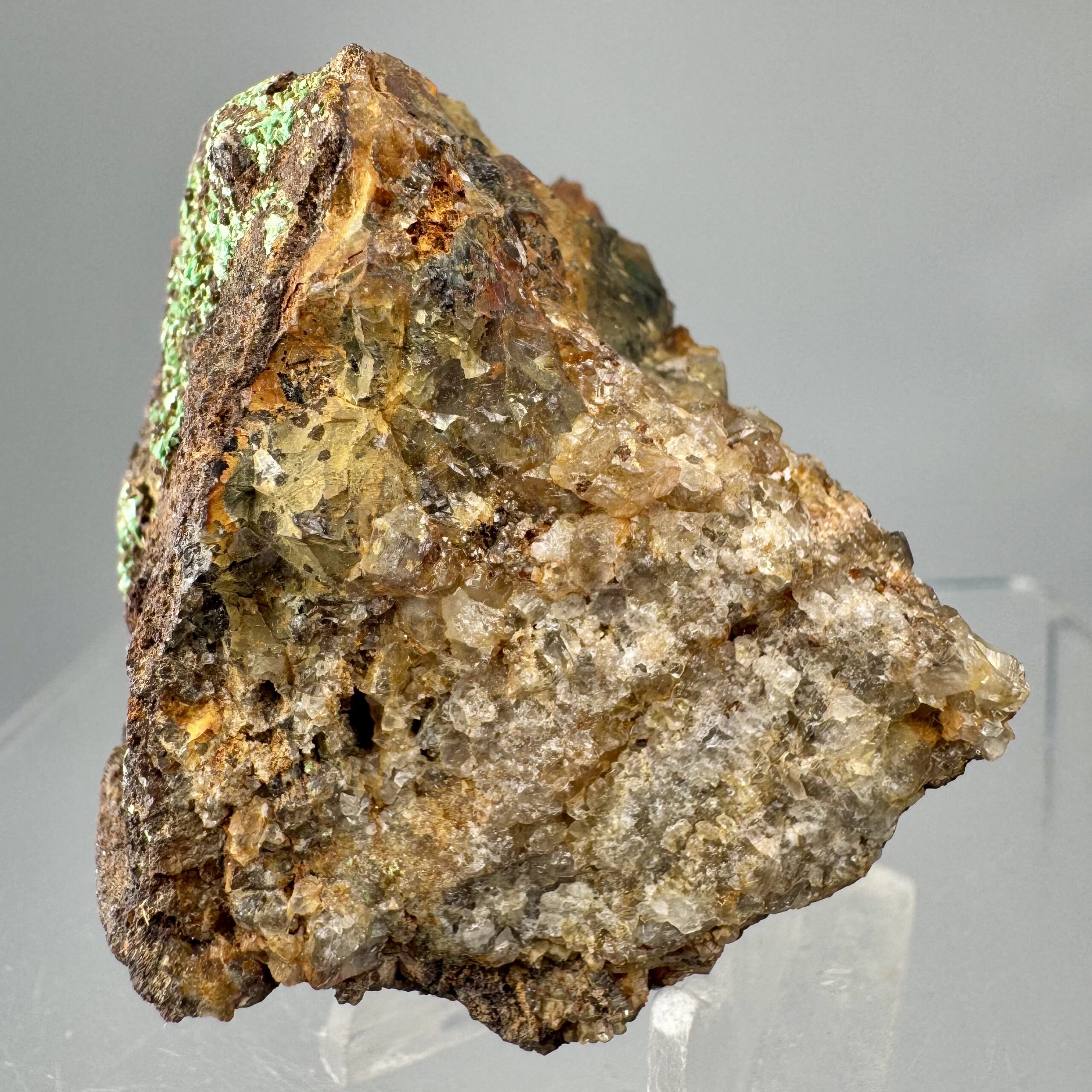 Torbernite: South Terras Mine, St Stephen-in- Brannel, Cornwall ...