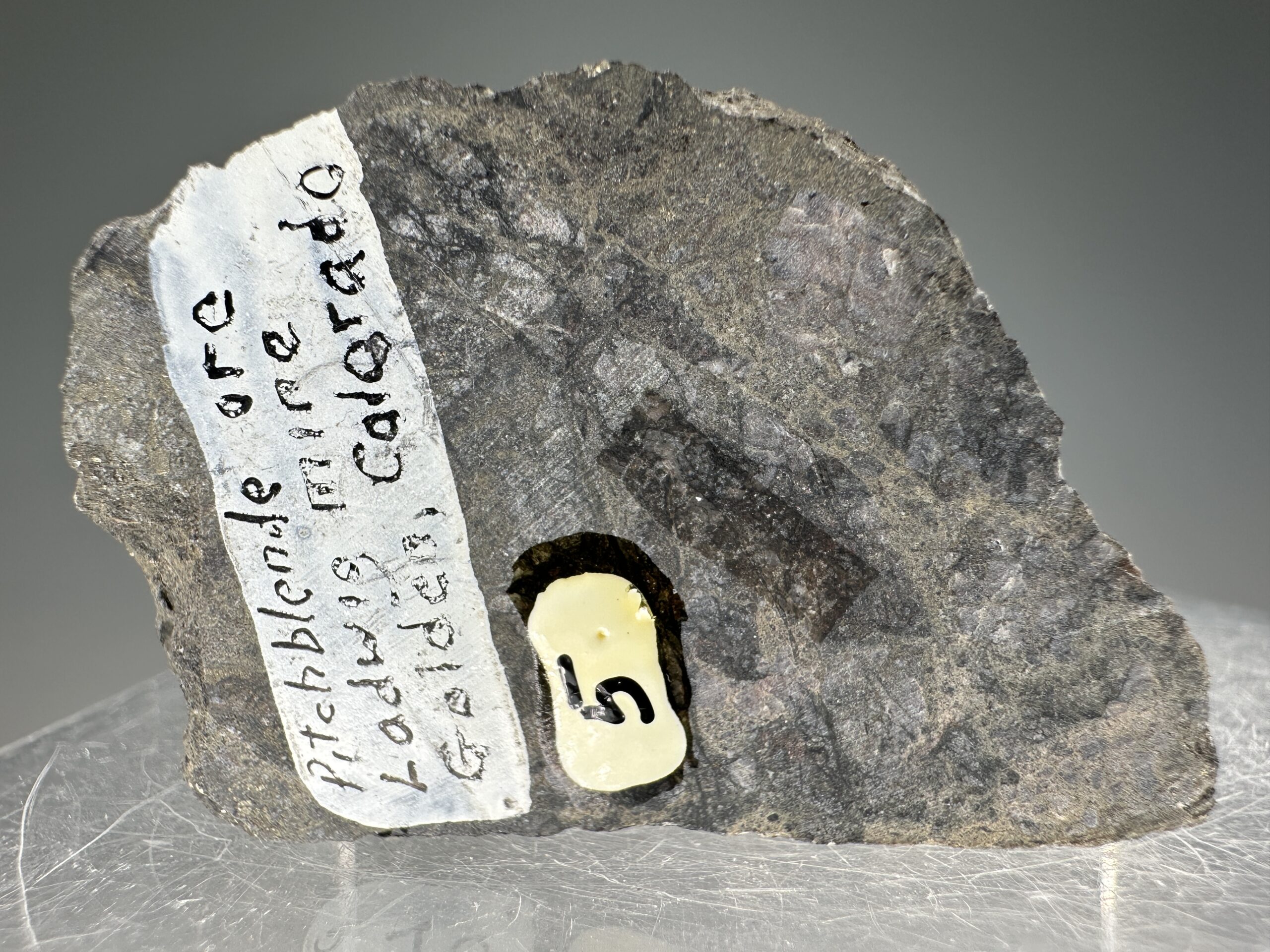 Uraninite var. Pitchblende: Aubrey – Ladwig Mine, Ralston Buttes Mining ...